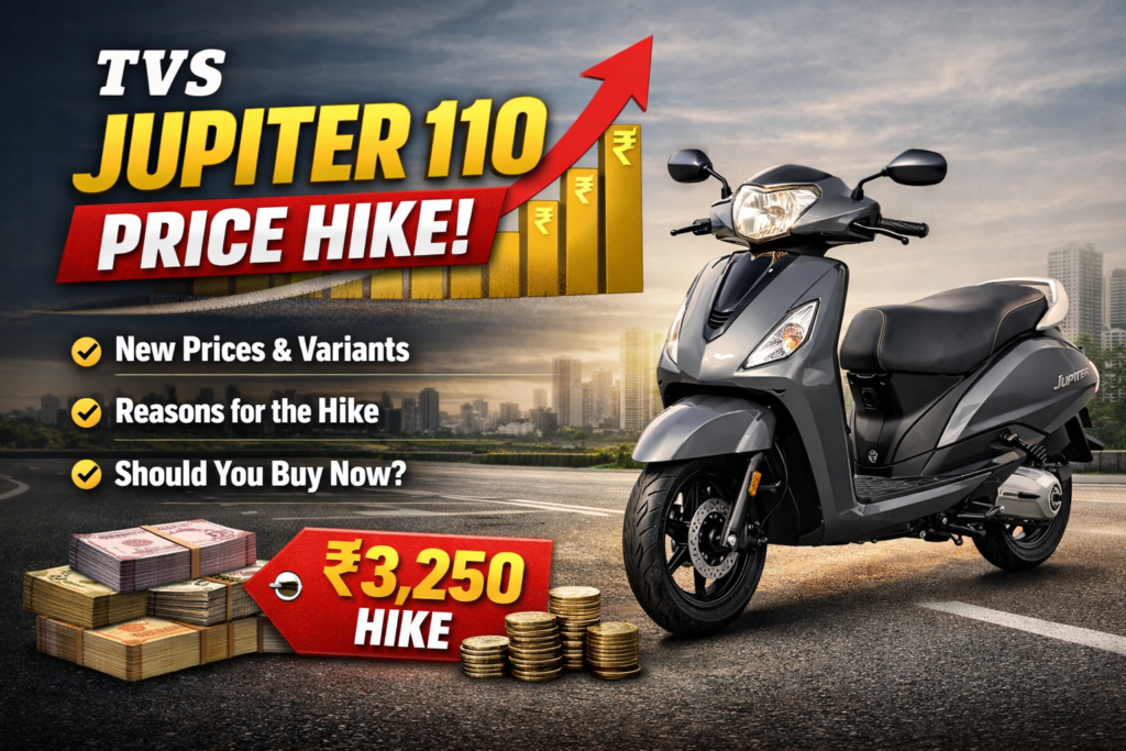 Buying a Scooter? TVS Jupiter 110 Just Got More Expensive—Here’s the ...