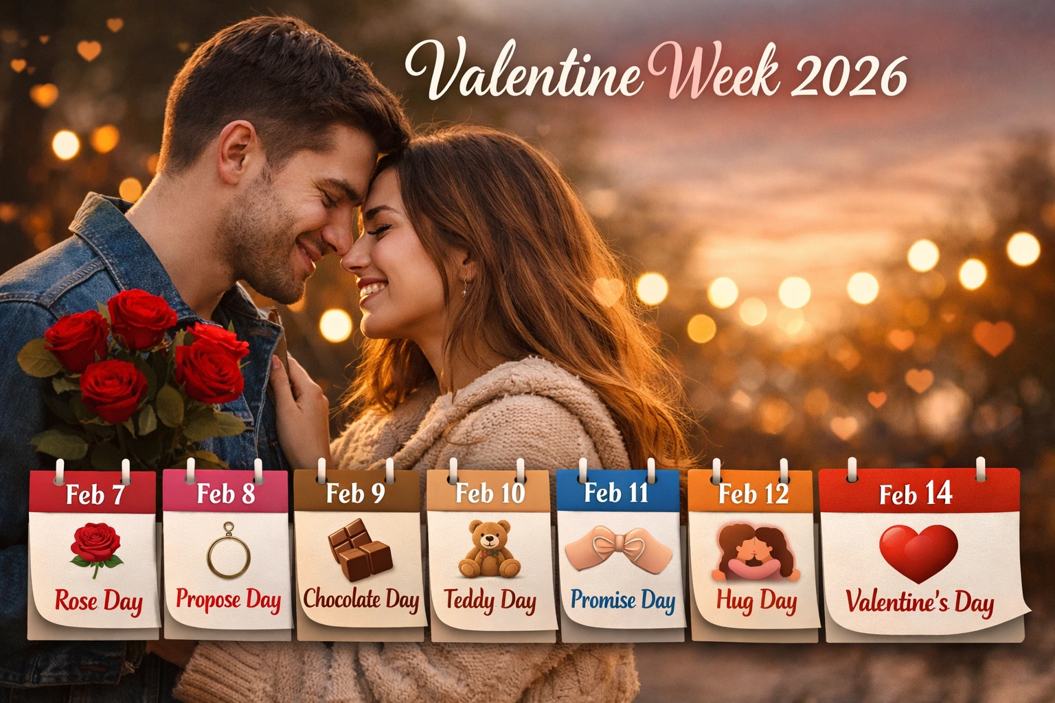 Valentine Week 2026: Full List of Dates (7 February to 14 February)