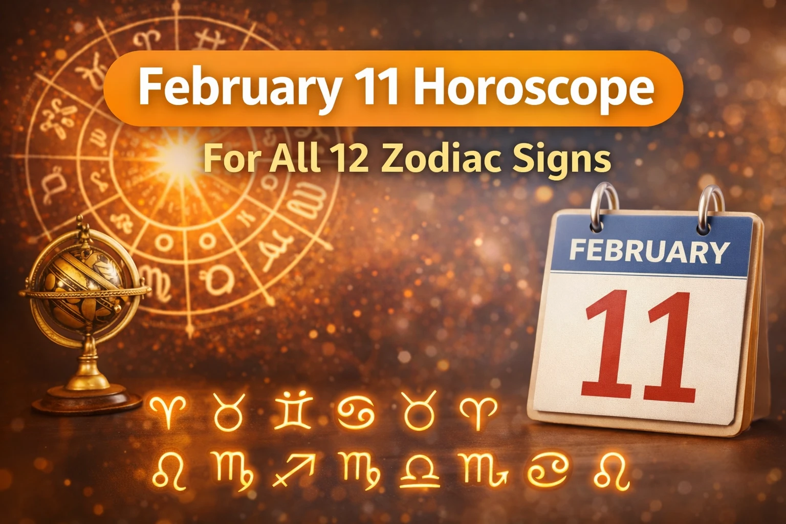 Daily Horoscope for All Zodiac Signs – February 11