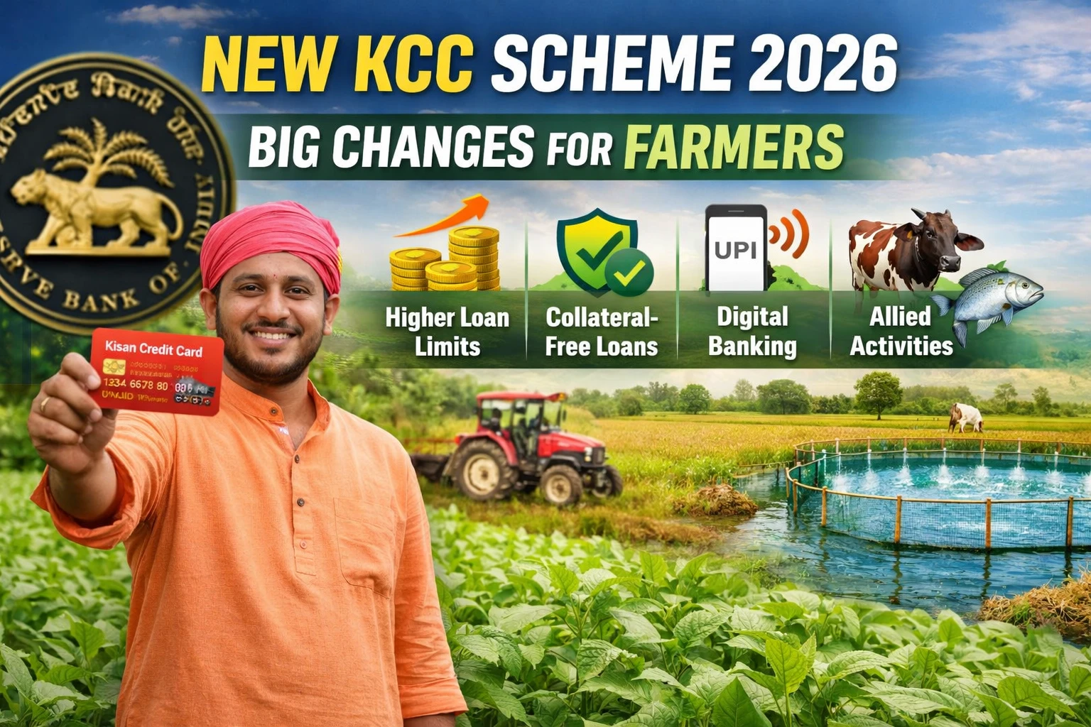 New KCC Scheme 2026: RBI Proposes Big Changes in Kisan Credit Card Rules