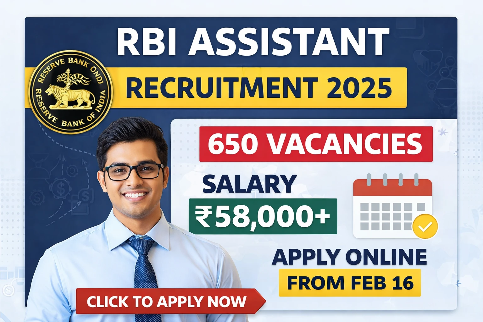 RBI Assistant Recruitment 2026: 650 Vacancies, Apply Now